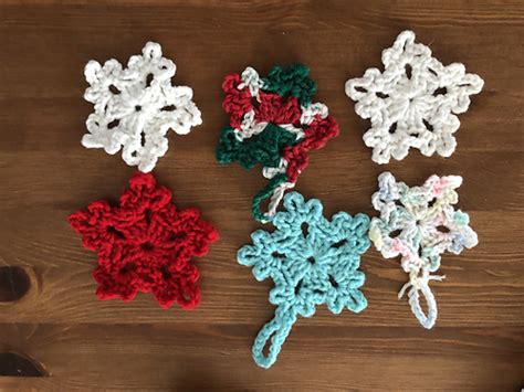 Ravelry 5 Minute Snowflake Pattern By Erangi Udeshika