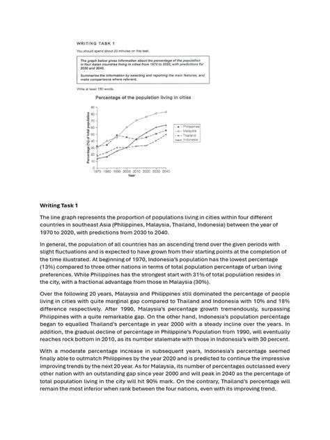 Writing Task 1 Line Graph And Bar Graph Pdf