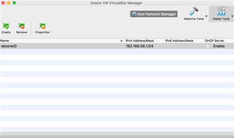 virtualbox host only network ssh to remote machine