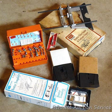 Assorted Router Bits Router Template Craftsman Proxibid