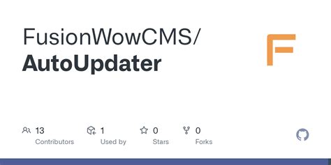 GitHub FusionWowCMS AutoUpdater