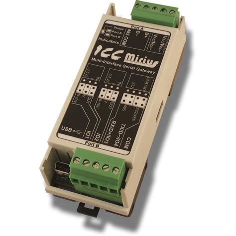 Modbus Multi Interface Serial Gateway For Rs 485 Rs 232 Uart And I O