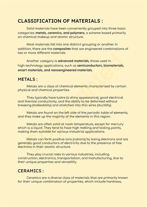 Solution Classification Of Materials Studypool