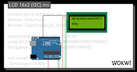 A3 LCD Wokwi ESP32 STM32 Arduino Simulator