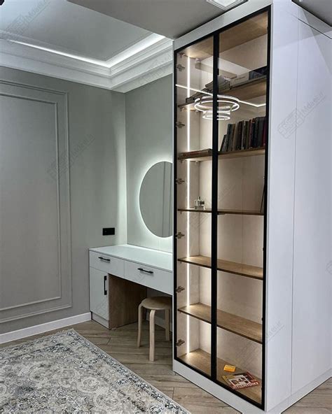 کمد کتابخانه و میز آرایش دخترانه کابینت و کمد دیواری