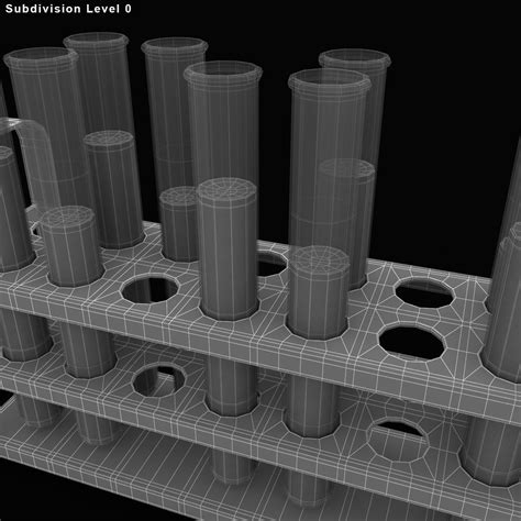 시험관 3d 모델 24 Max Fbx 3ds Obj Free3d