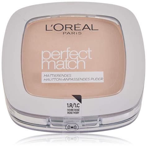L'Oréal Paris Puder Make up, Mattierendes Kompaktpuder mit LSF 8, Inkl ...