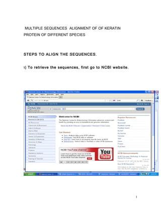 Multiple Sequence Alignment PDF