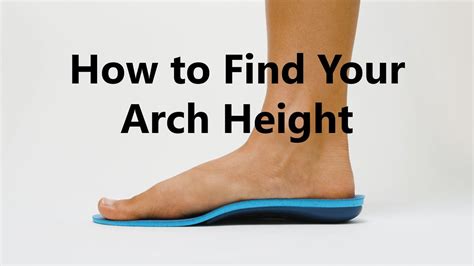 Find Your Arch Height With The Wet Foot Test Youtube