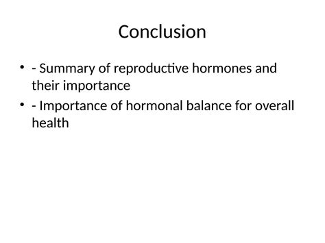 Its A Reproductivehormonespresentationpptx