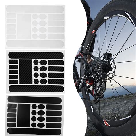 Mtb 자전거용 스크래치 방지 스크래치 방지 스티커 자전거 프레임 보호기 스크래치 방지 필름 스티커 자전거 액세서리 검정색 123개자전거 스티커