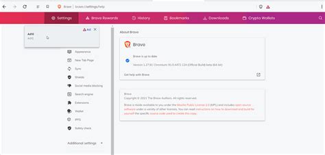 Follow Up Of 14813 The Size Of The Custom Ad Notification Popup Is