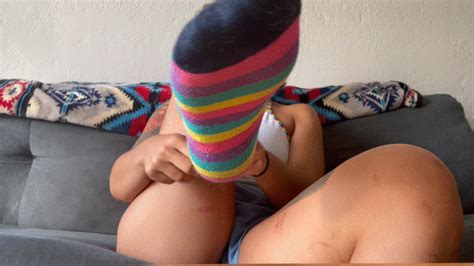 Mollys Pocket My Rainbow Sock Couch Orgasm
