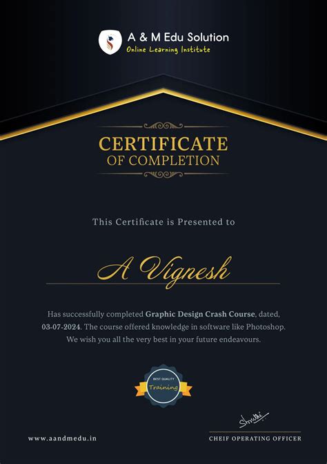 Excited To Share That I Have Completed A One Month Crash Course In