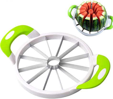 Large Watermelon Slicer Cutter Comfort Silicone Handle