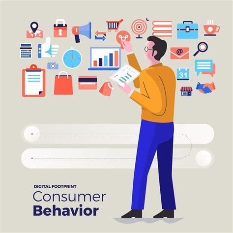 Consumer Behavior Analysis Icons 2161921 Vector Art At Vecteezy