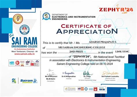 Adarsh Prajapati On Linkedin Proud To Share That I Secured The 2nd Prize In The Link Sync Event At