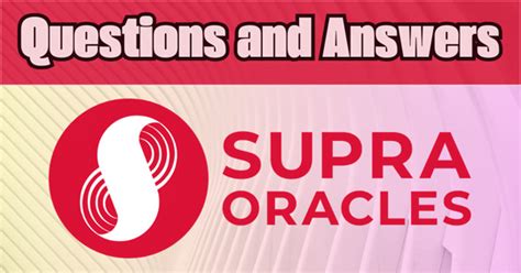 Supra Oracles Missions All The Answers Token Tactical