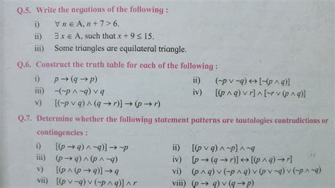 Mathematical Logic Miscellaneous Exercise 1 Part 2 Class 12 Maths1 Hsc Maharashtra Board New