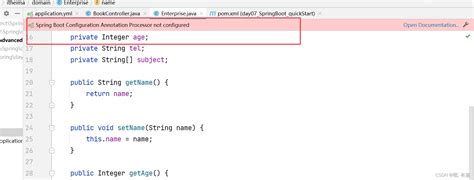 Spring Boot Configuration Annotation Processor not Configured CSDN博客