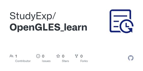 GitHub StudyExp OpenGLES Learn
