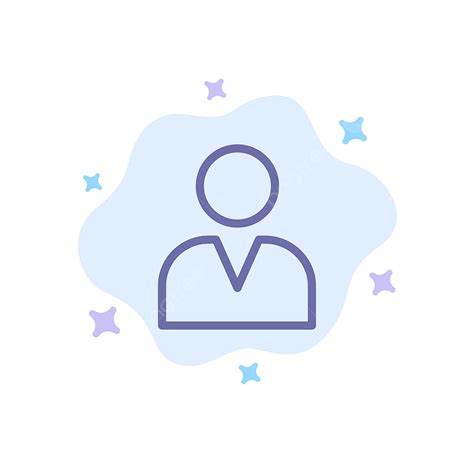 Administrator Man User Blue Icon On Abstract Cloud Background Account Administrator Avatar