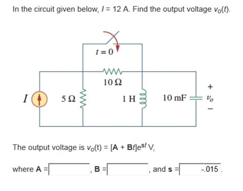 Solved In The Circuit Given Below A Find The Output Chegg Com