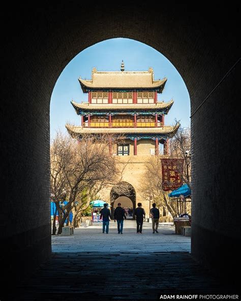 Guanghua Tower Guan City Jiayuguan Gansu China This Photo Was Taken