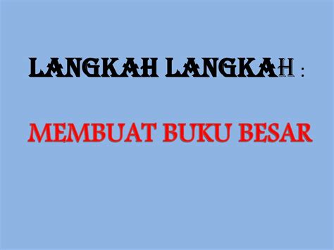 Detail Cara Membuat Buku Besar Di Excel Koleksi Nomer 38