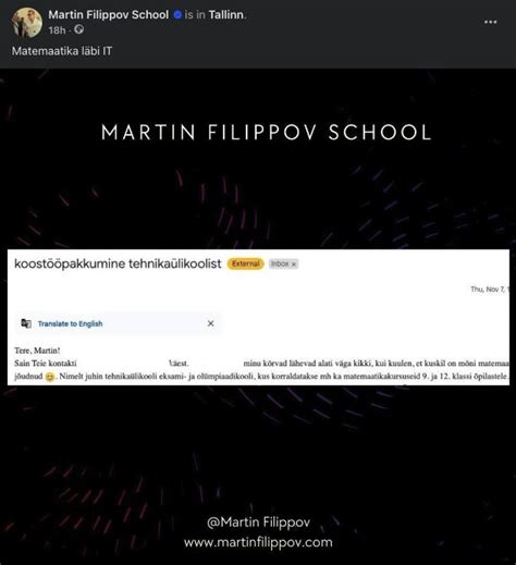 Martin Filippov School On Linkedin Kasvame