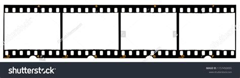 긴 필름 스트립 빈 사진 프레임 스톡 사진 1157450095 Shutterstock