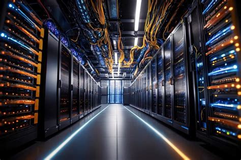 Computer Network Server Room Data Communications Technology Wiring