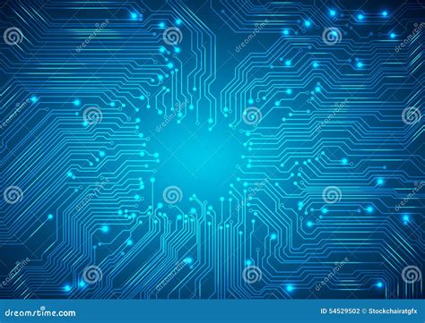 vector digital technologies abstract background stock vector illustration of hardware board
