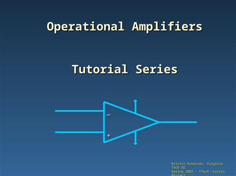 PPT OpAmp Tutorial 1 DOKUMEN TIPS