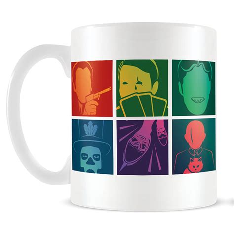 James Bond Graphic Villains Bone China Mug Official 007store