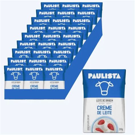 Kit C 27und Creme De Leite Uht Leve Paulista 200g Mercadolivre