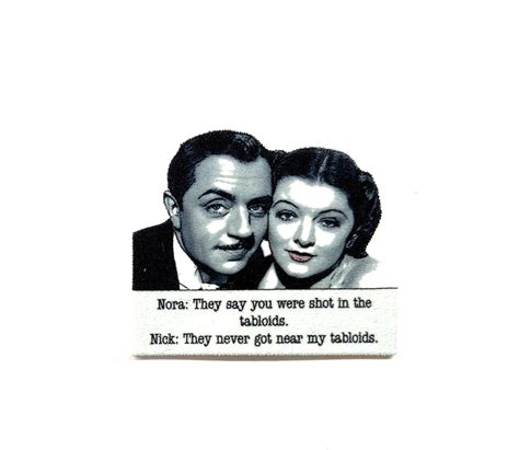 Nick And Nora Thin Man Noir Quote Pin Etsy