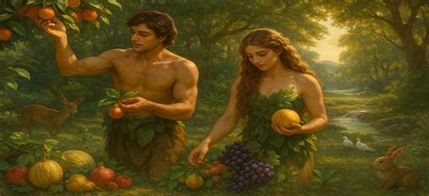 亚当夏娃最初的素食生活：伊甸园饮食探究 Adam And Eves Original Vegetarian Diet