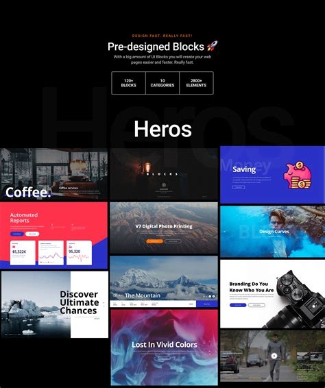 Blocks UI Kit CreativesCastle Behance