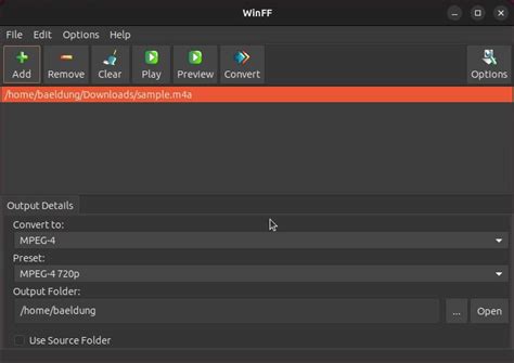 How To Convert Audio File Format From M4a To Mp3 In Linux Baeldung On Linux
