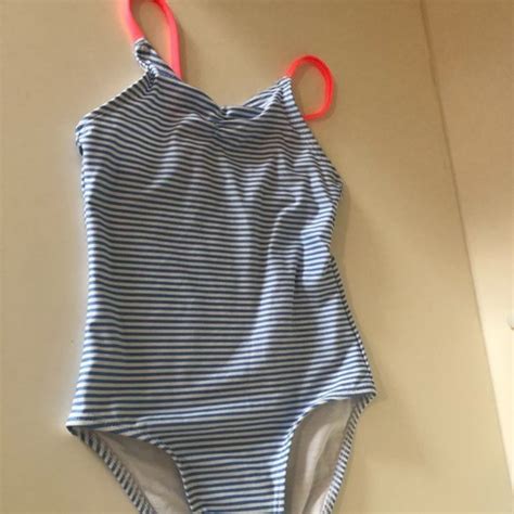 Handm Swim Hm One Piece Striped Bathing Suit Size 24 Years Poshmark