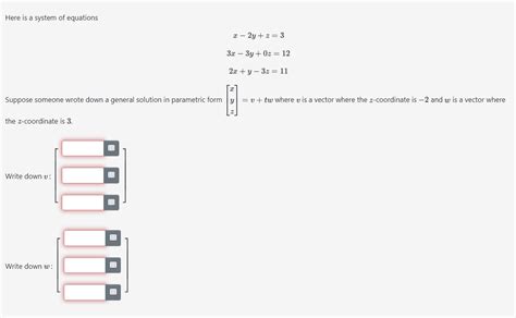 Solved Here Is A System Of Equations Chegg