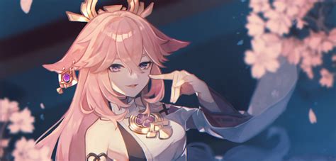 1346169 Genshin Impact 4k Ultra Hd Wallpaper Yae Miko