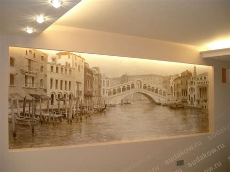 Роспись стен в нише