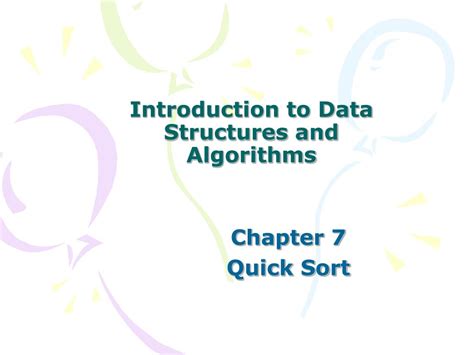 Ppt Introduction To Data Structures And Algorithms Powerpoint Presentation Id6376887