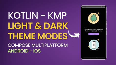 Kmp Light And Dark Theme Modes With Compose Multiplatform