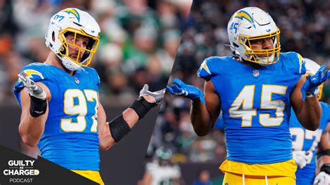 Guilty As Charged Chargers Mnf Win Vs Jets Week 9 Recap