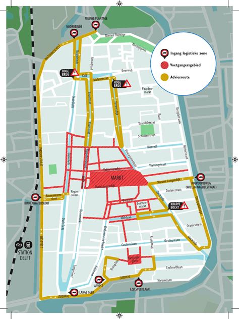 Plattegrond Logistieke Zone Binnenstad Delft Pdf