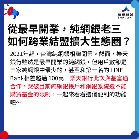📣樂天銀行攜手基富通 最快3分鐘買基金 金融板 Dcard