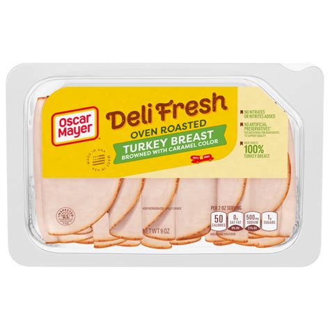 Turkey Breast Great Value Oven Roasted Thin Sliced Deli Meat